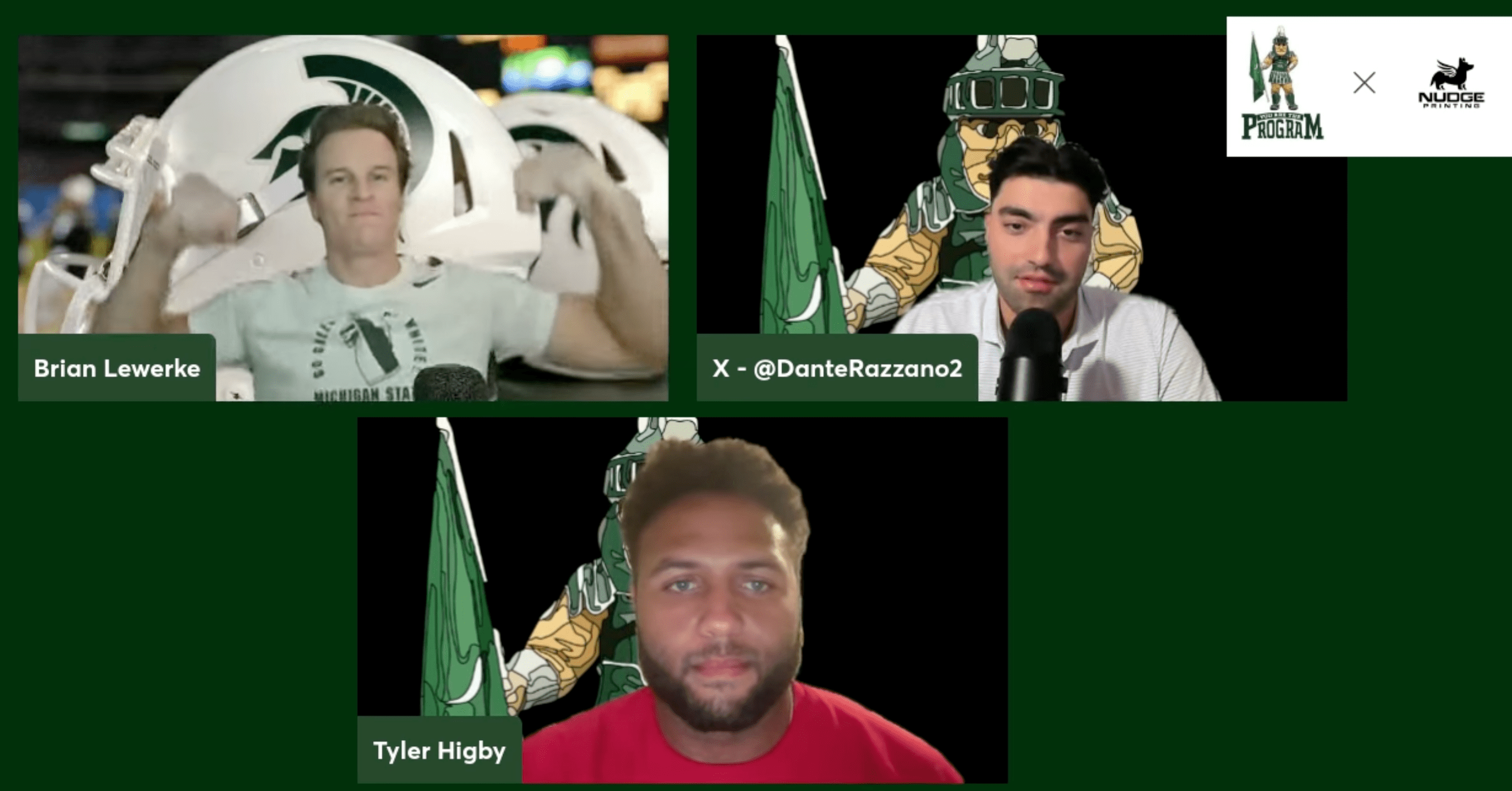 You Are the Program | A Michigan State Football Podcast – Nudge Printing