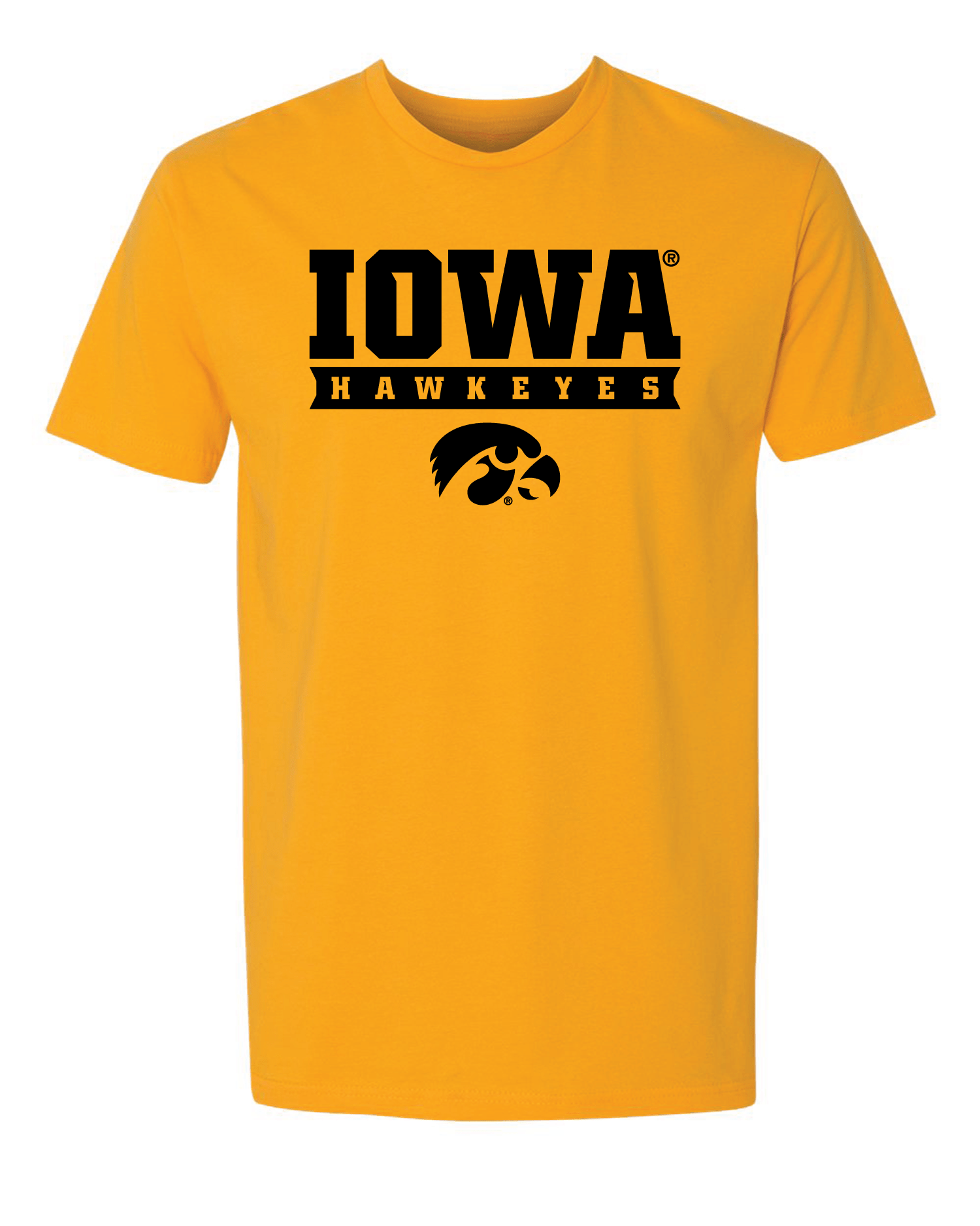 University of Iowa Hawkeyes Athletic Gold T Shirt – Nudge Printing