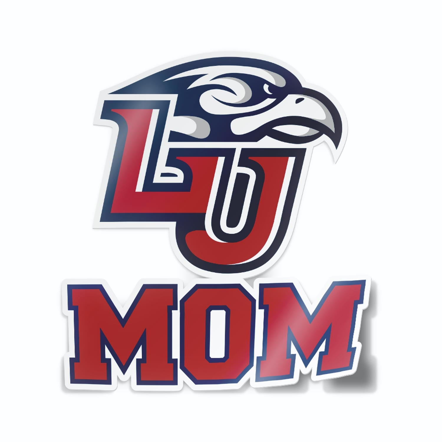 Liberty University LU Mom Car Decal Sticker – Nudge Printing
