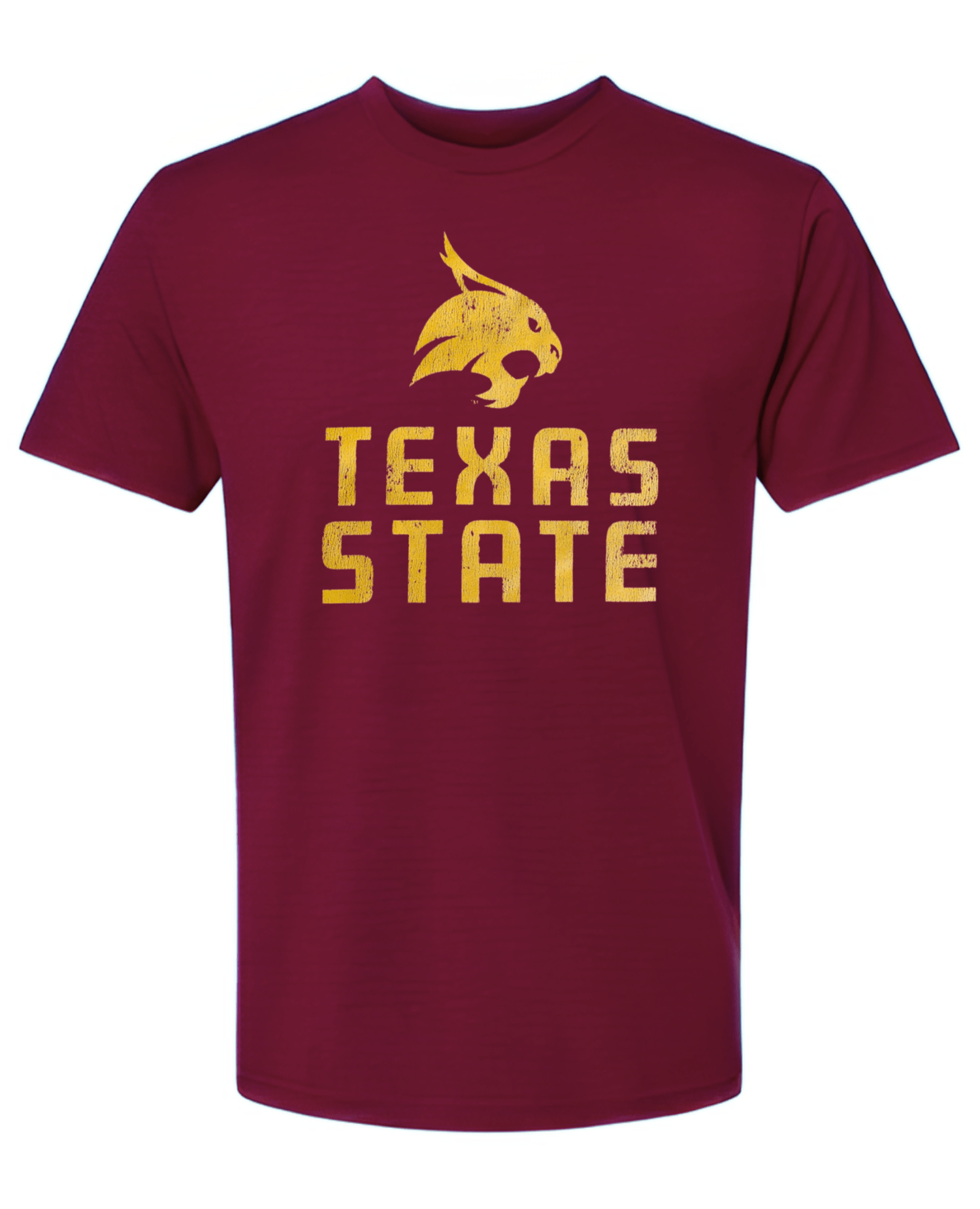 Maroon Texas State University Unisex Premium T-Shirt | Nudge Printing