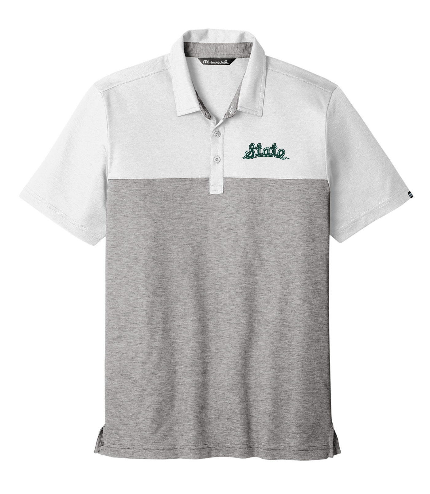Vintage Michigan State Cursive State Polo - TravisMathew – Nudge Printing