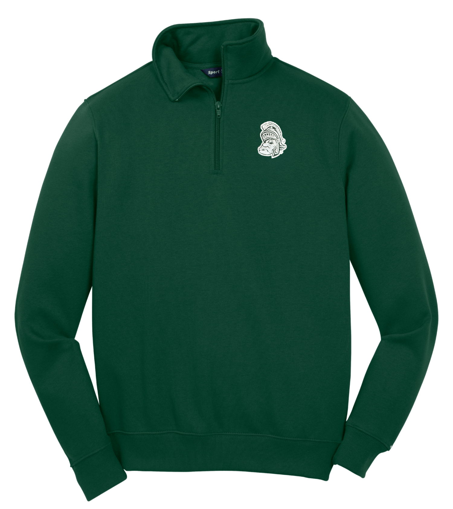 Michigan State Gruff Sparty Green Quarter Zip – Nudge Printing