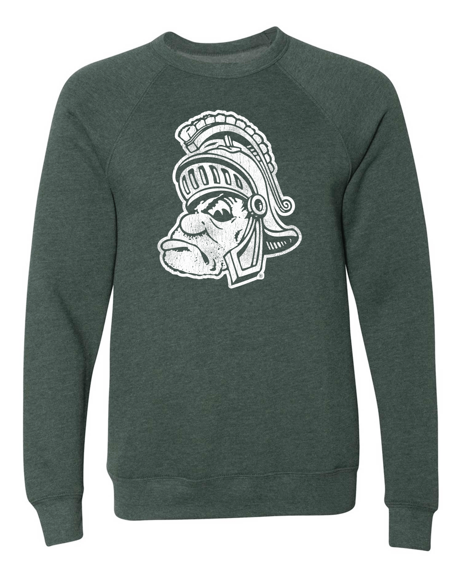 MSU Green Gruff Sparty Crewneck Sweatshirt – Nudge Printing