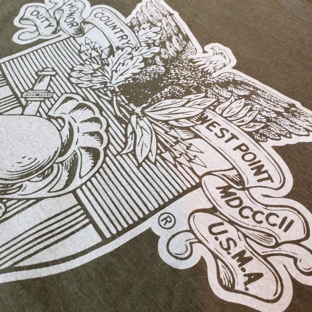 US Military Academy Army West Point Vintage Shield T-shirt – Nudge Printing