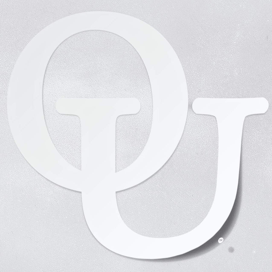 Oakland University Interlocking OU Logo Car Decal | Nudge Printing