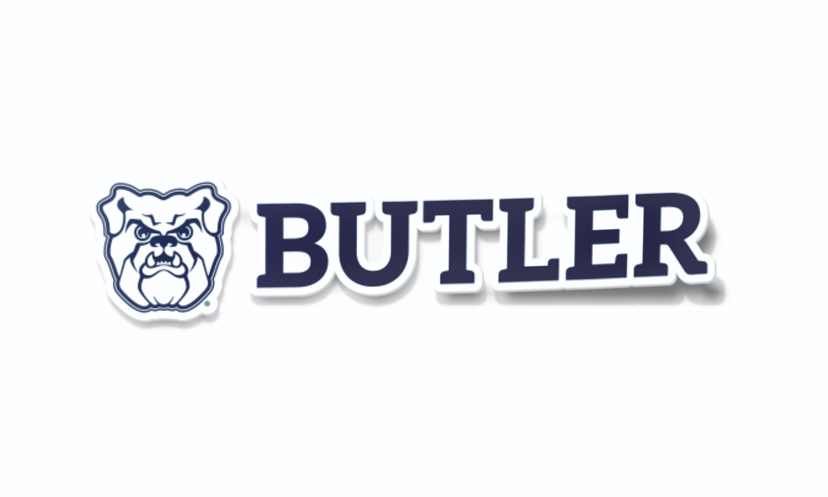 Butler University Script Car Decal – Nudge Printing