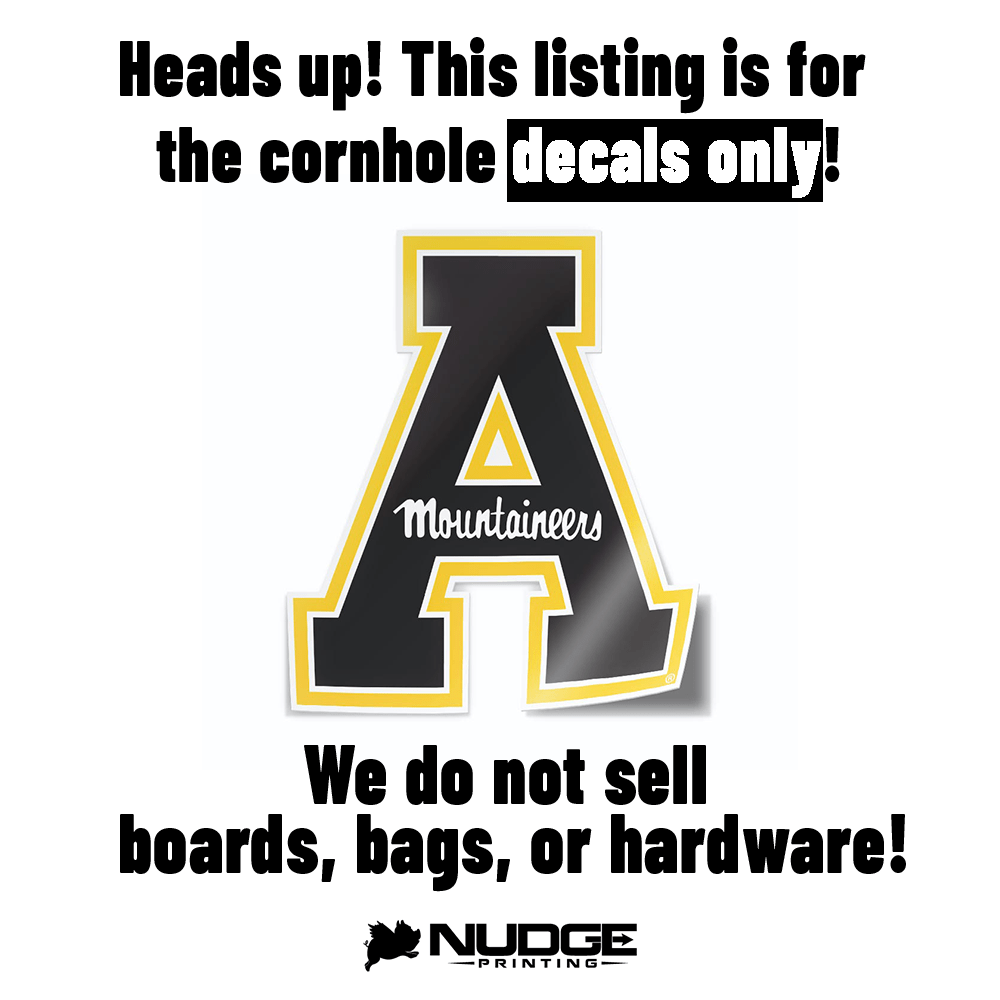 Appalachian State University Mountaineers Block A Primary Logo Cornhol ...