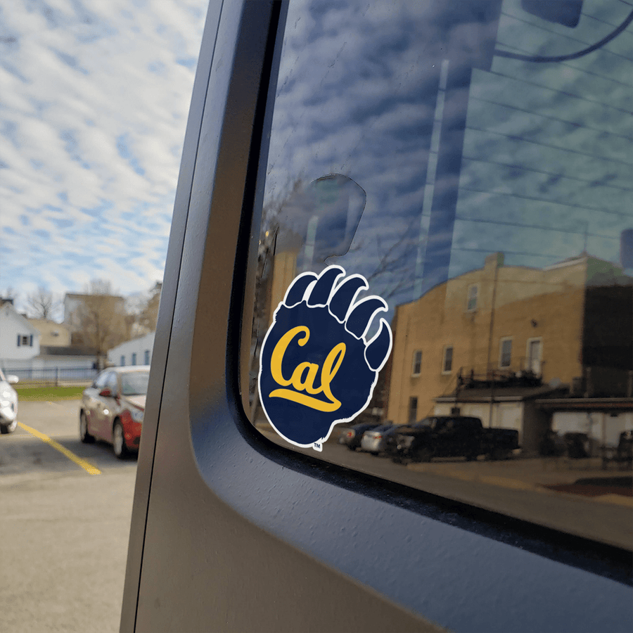 California Berkeley Cal Bear Paw Car Decal – Nudge Printing
