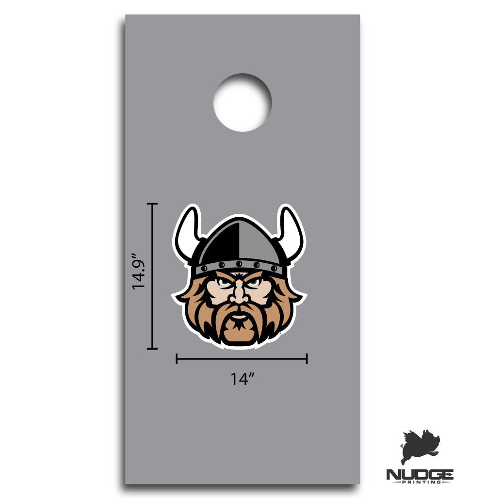 Cleveland State University Magnus the Viking Logo Cornhole Decal– Nudge ...