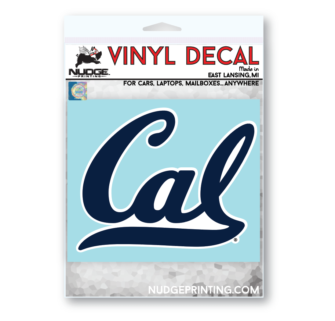 California Berkeley Primary Logo Script Cal Car Decal Bumper Sticker ...