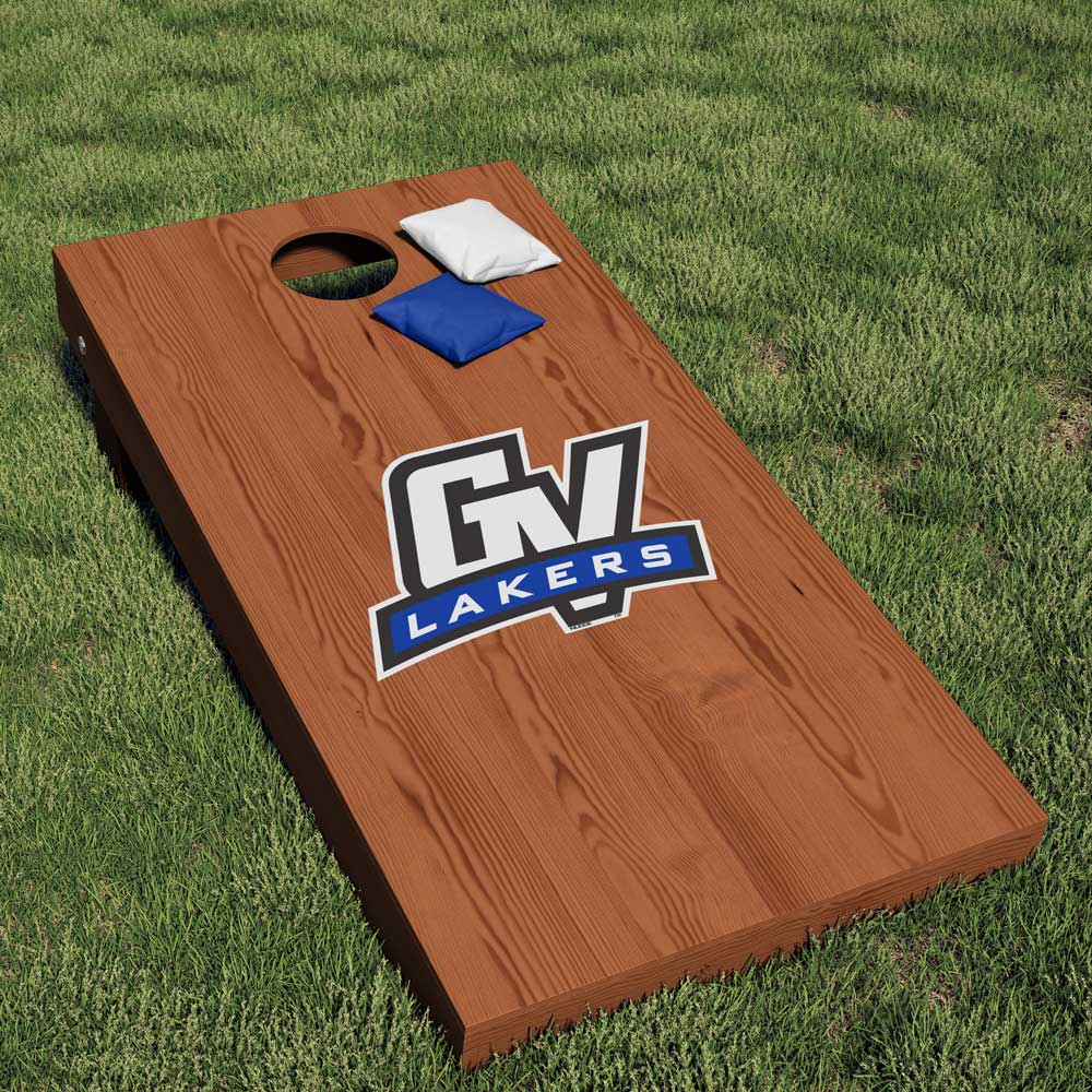 Grand Valley State University Lakers GV with Ribbon Logo Cornhole Deca ...