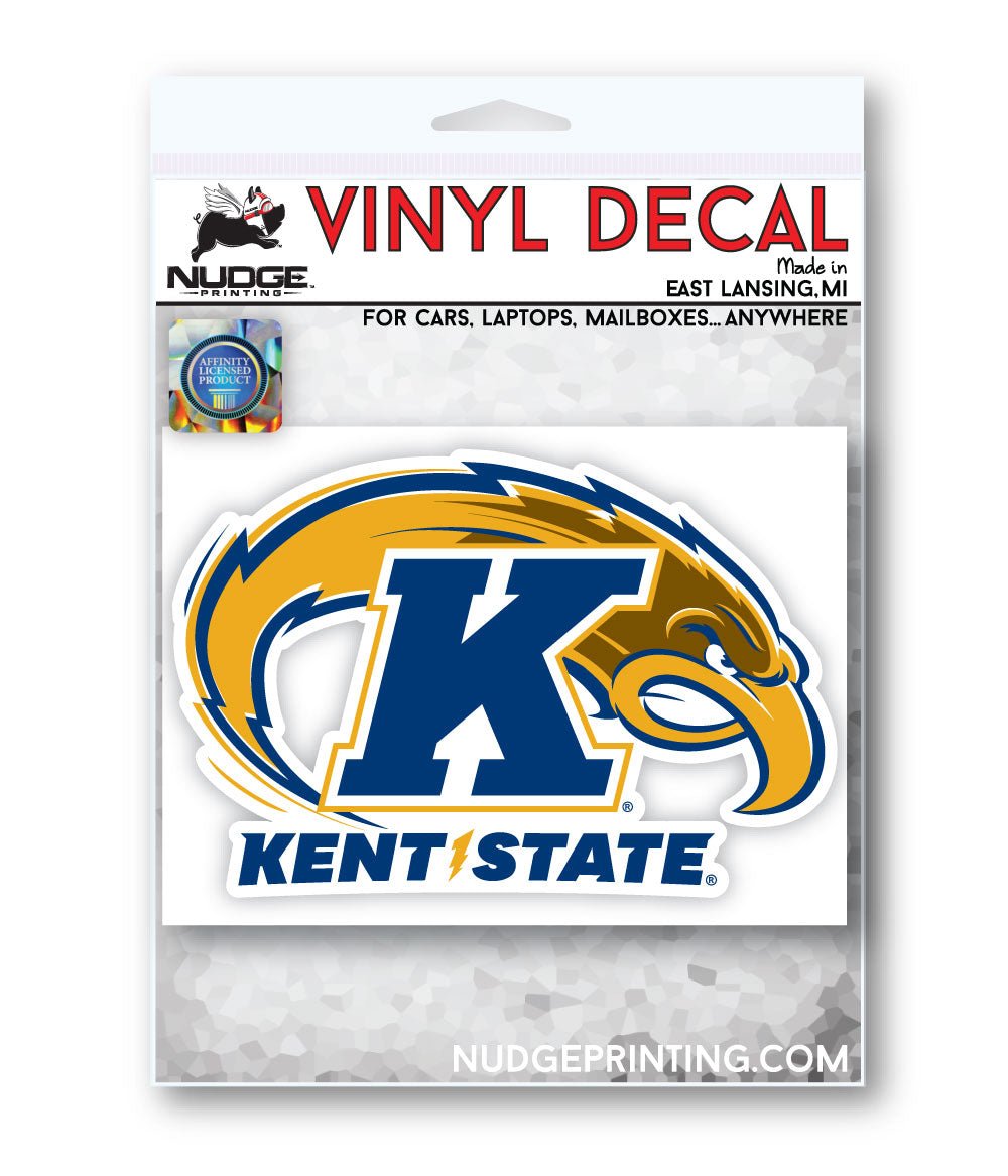 Kent State University Golden Flashes Primary Logo Car Decal Bumper Sti ...