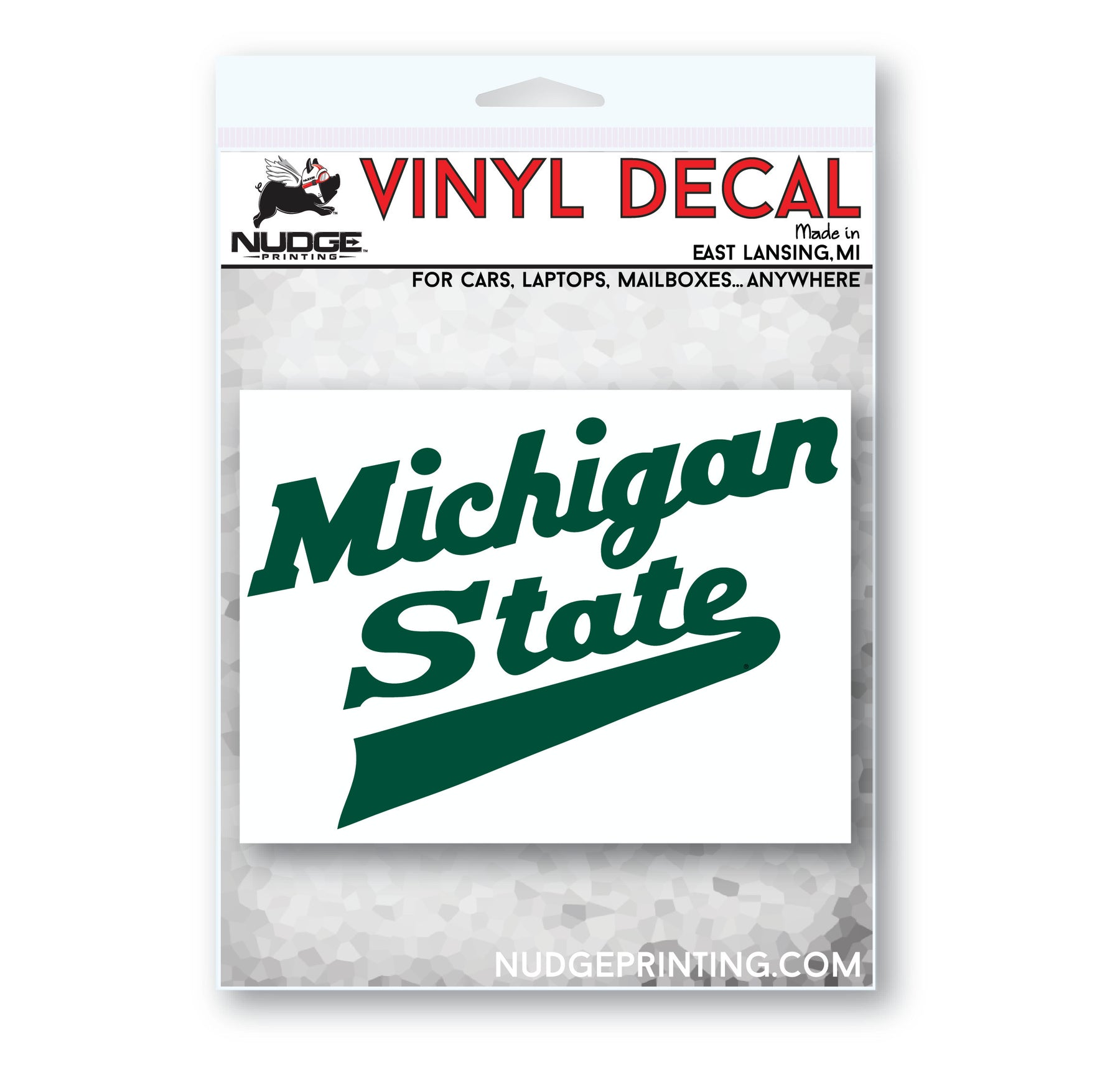 Michigan State Hockey Decal | Made in Michigan – Nudge Printing