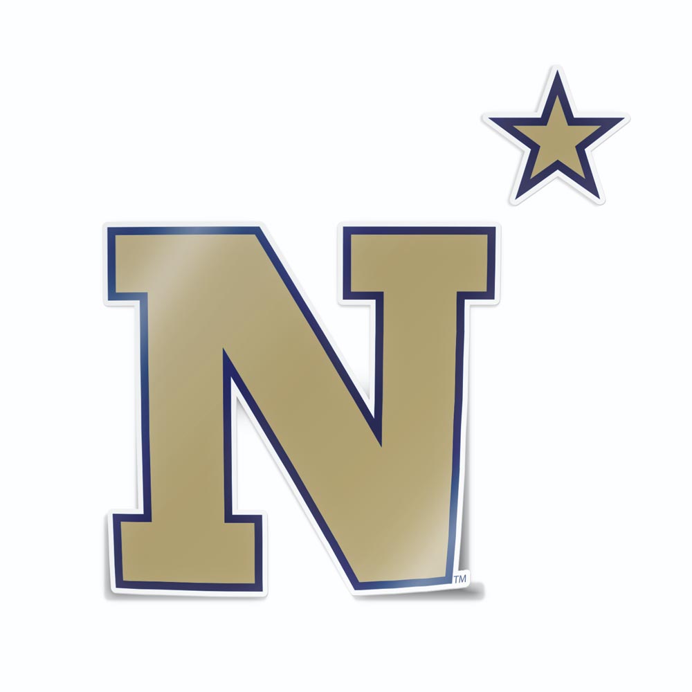 US Naval Academy Primary Logo Car Decal Sticker – Nudge Printing