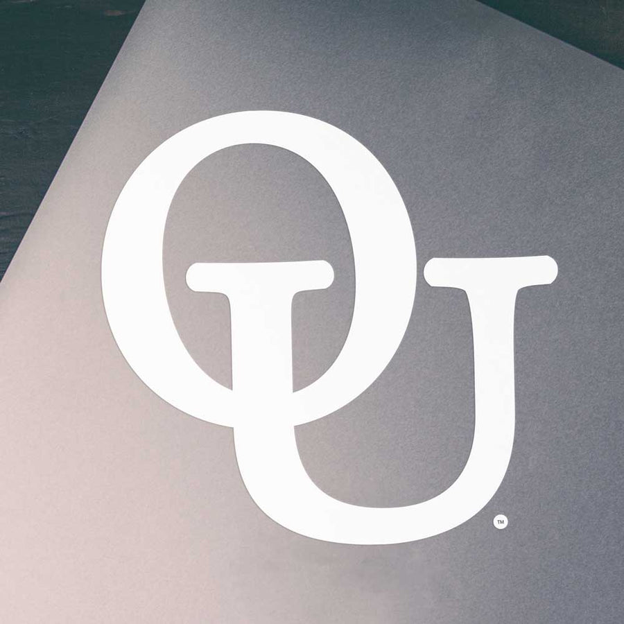 Oakland University Interlocking OU Logo Car Decal – Nudge Printing