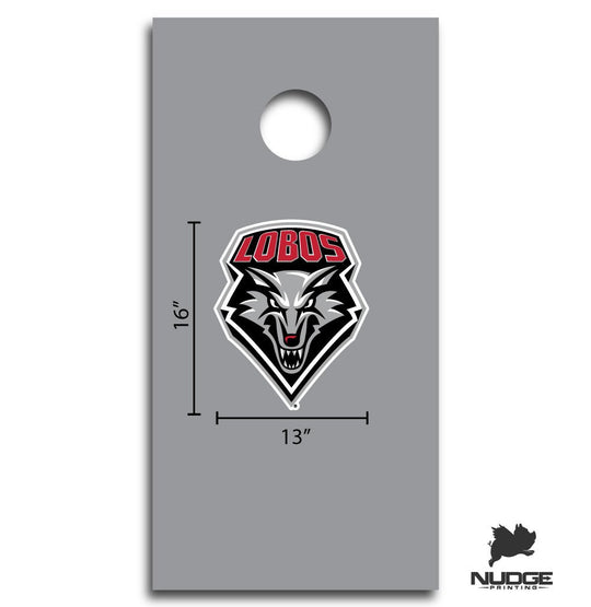University of New Mexico Lobos Shield Logo Cornhole Decal – Nudge Printing