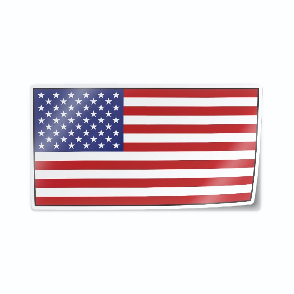 American Flag Sticker United States Flag USA Car Decal Vinyl – Nudge ...