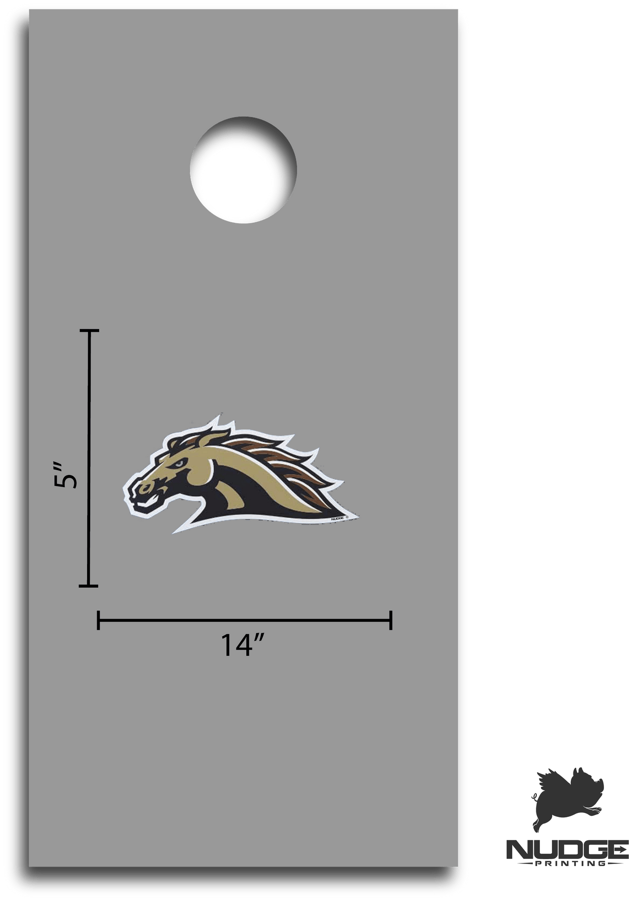 Western Michigan University Broncos Full Color Bronco Mascot Logo Corn ...